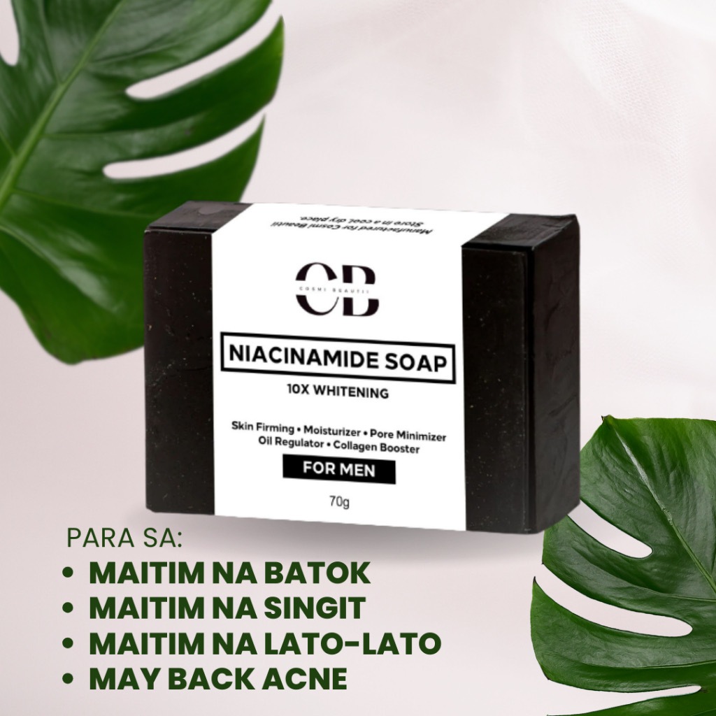 Niacinamide 10x Whitening Soap For Men With Oil Regulator Collagen Boost Shopee Philippines