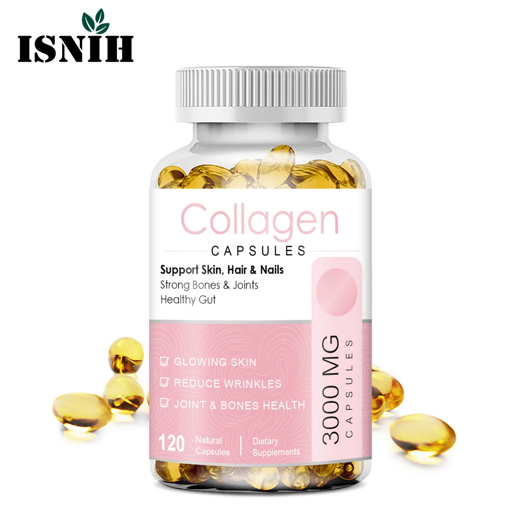 ISNIH Hydrolyzed Collagen Glow Capsule Anti Aging Skin Whitening ... ISNIH Hydrolyzed Collagen Glow Capsule Anti Aging Skin Whitening ...