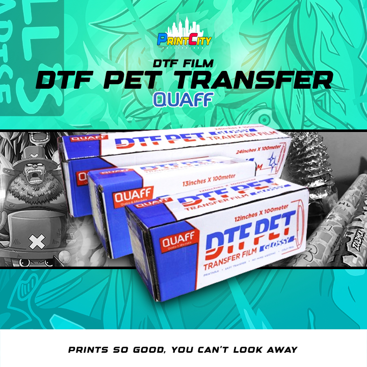 QUAFF DTF PET Transfer Film Roll Glossy (100 meters) | Shopee Philippines