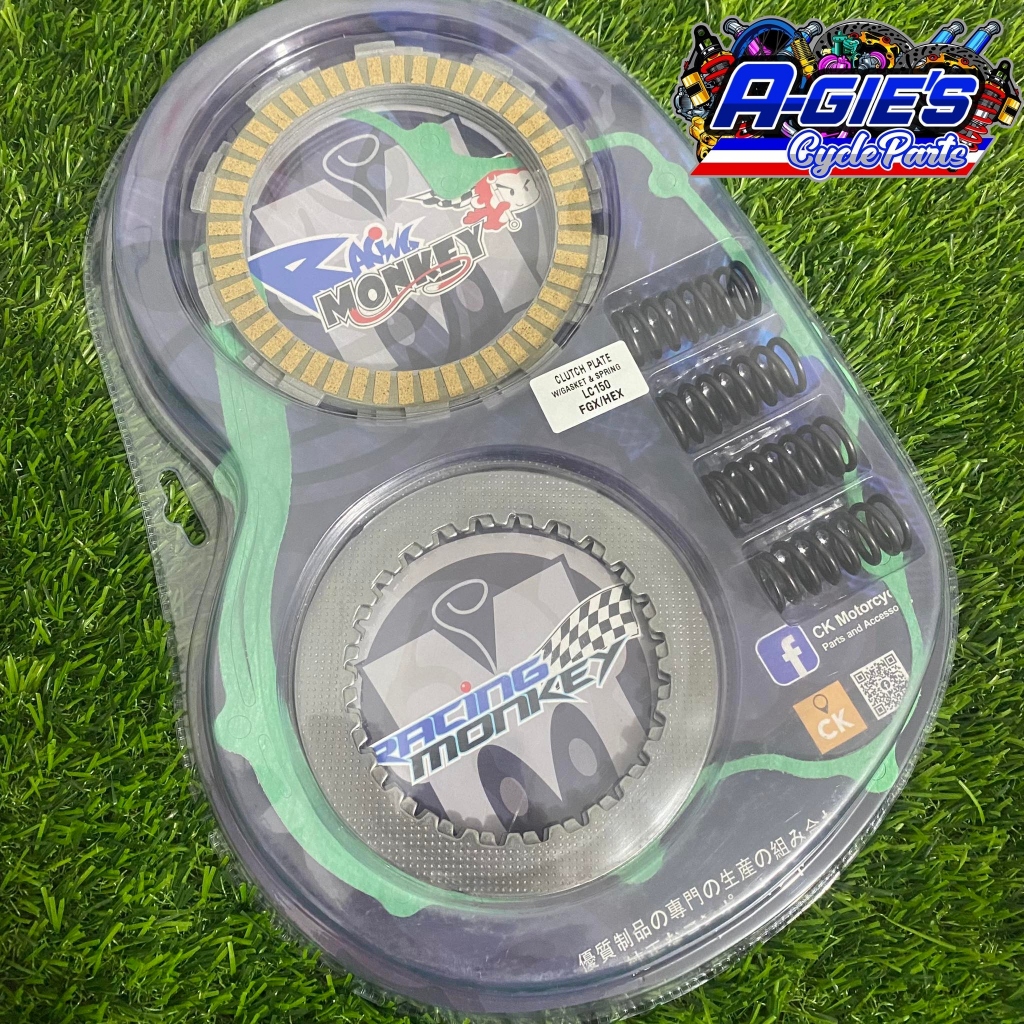 RACING MONKEY | CLUTCH PLATE LINING W/ SPRINGS AND GASKET SET | SNIPER ...