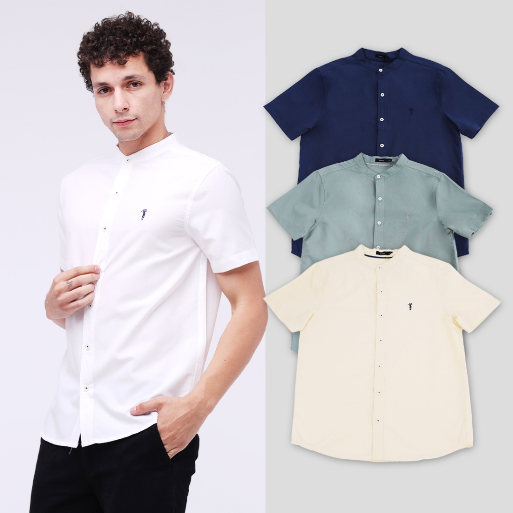 Bossini Woven Polo Short Sleeve BMT06-0283 | Shopee Philippines