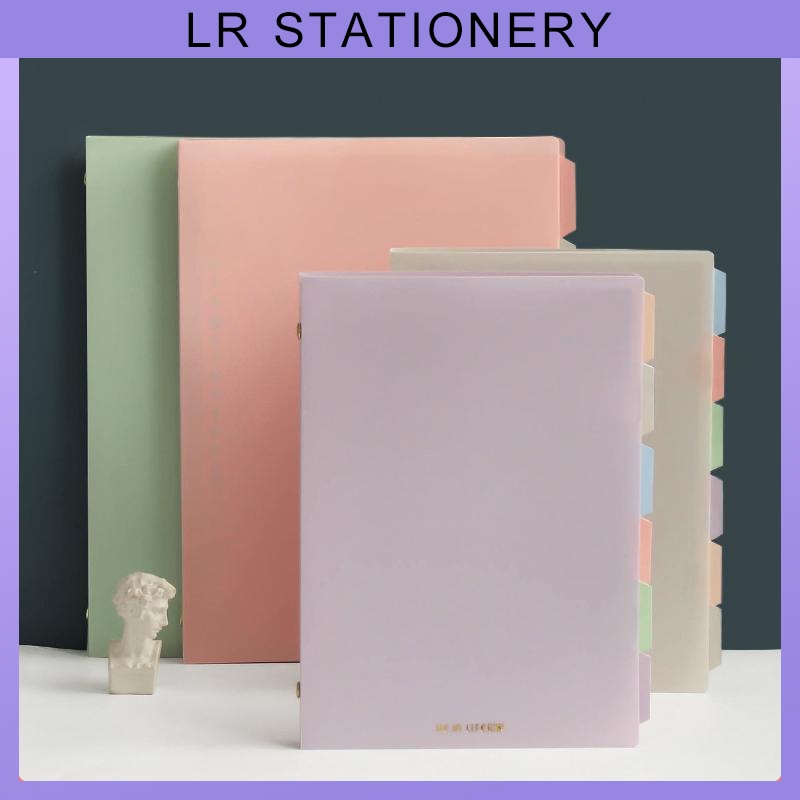 A5/B5 Loose-Leaf Notebook Refillable Binder Notebook Detachable Office ...