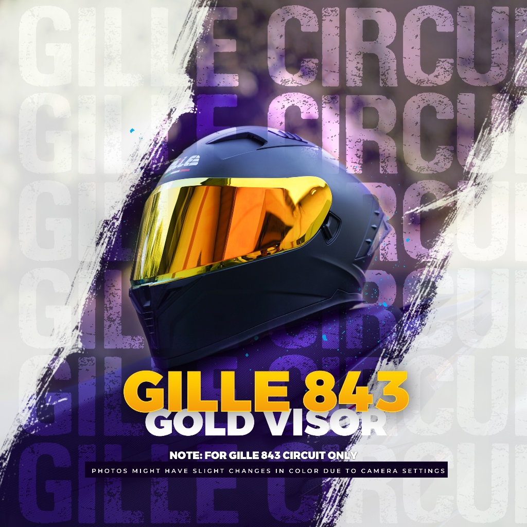 GILLE 843 CIRCUIT COLORED OUTER VISORS ACCESSORIES (VISOR ONLY ...