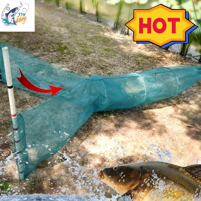 Intercept Fishing Net Trap Net Fish Trap Fishing Cage Hukou Net Trawl ...