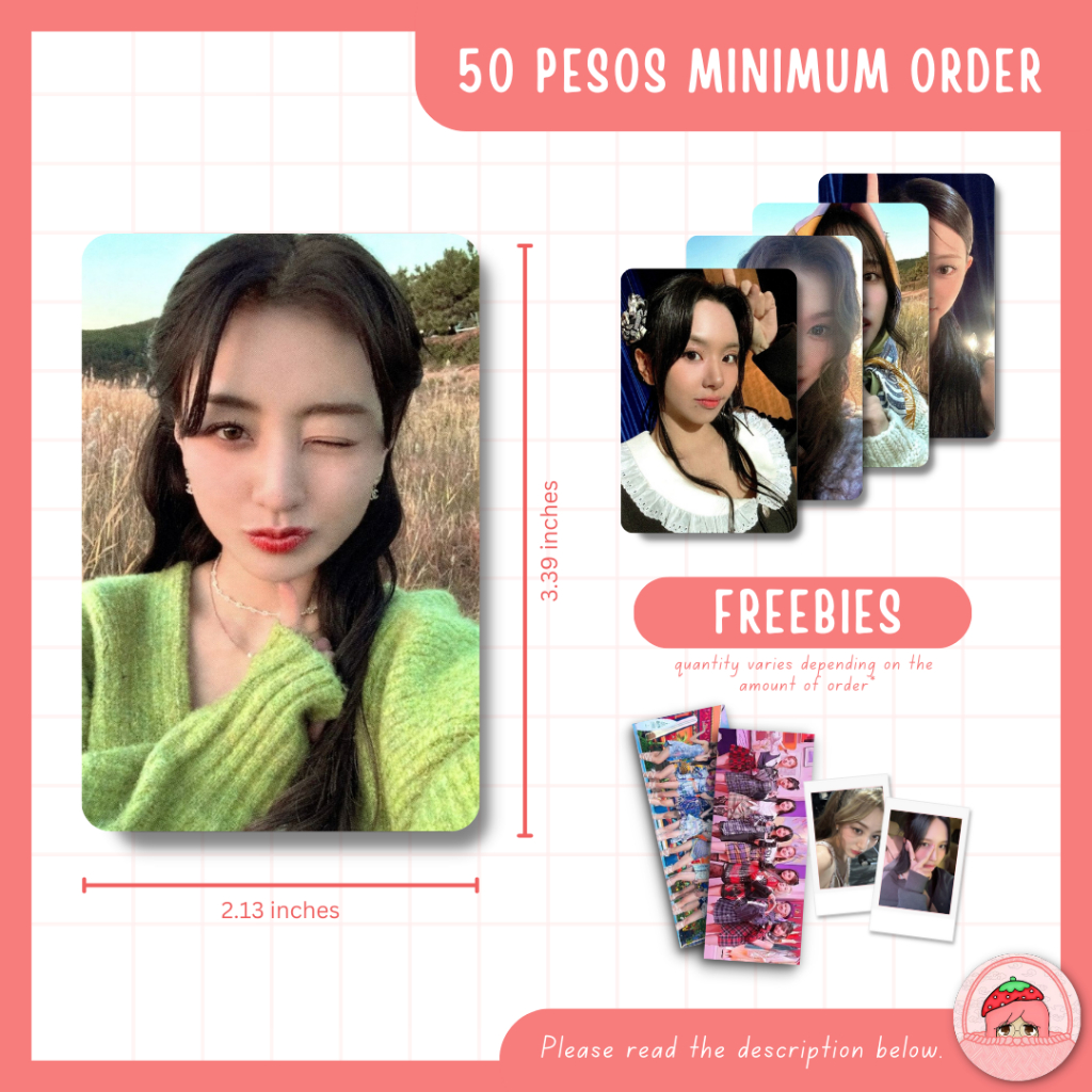 WITH YOU-TH PLATAFORM NEMO VER JYP SHOP POB PC PHOTOCARD UNOFFICIAL FANMADE PRINT LOMO K-POP ...