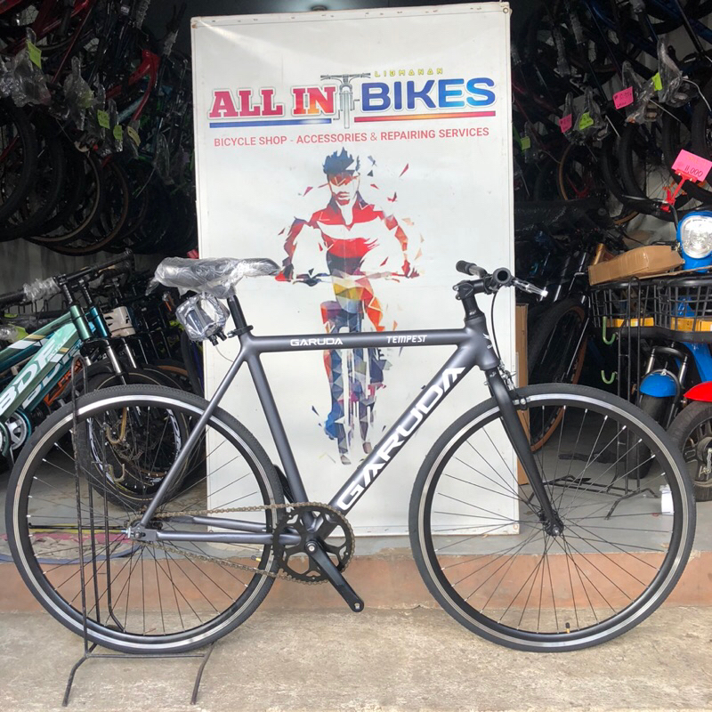 GARUDA TEMPEST ALLOY FRAME FIXIE BIKES Dual Cogs With Freebies | Shopee ...
