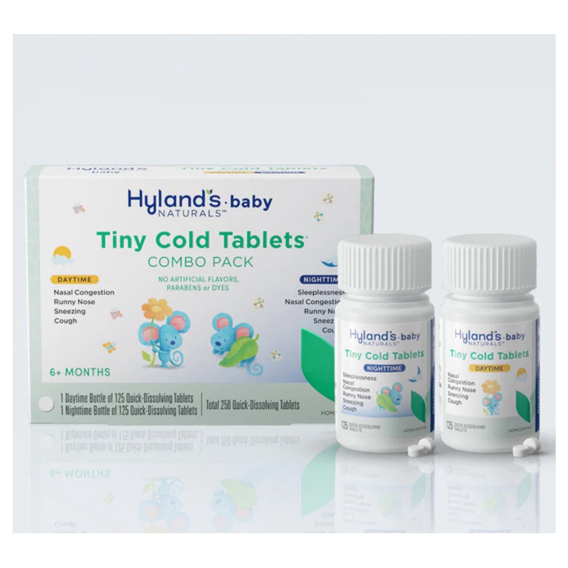 Baby Cold Medicine, Naturals Tiny Cold Tablets,Day & Night Value Pack ...