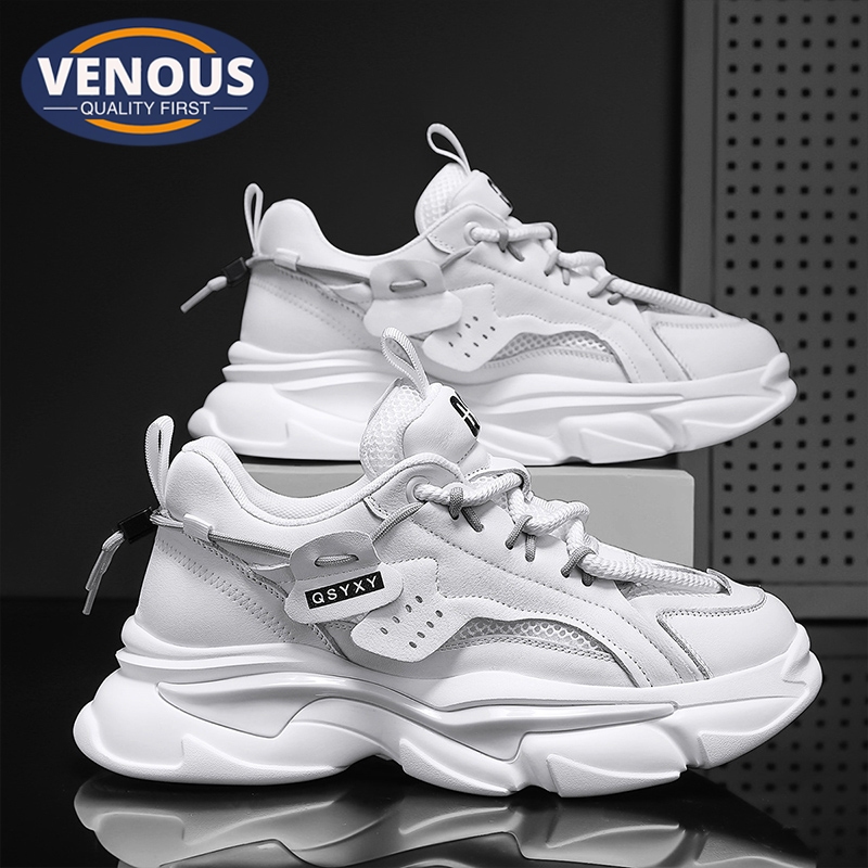Venous 2024 Korean White Shoes for Men Original Casual Sneakers for Men ...