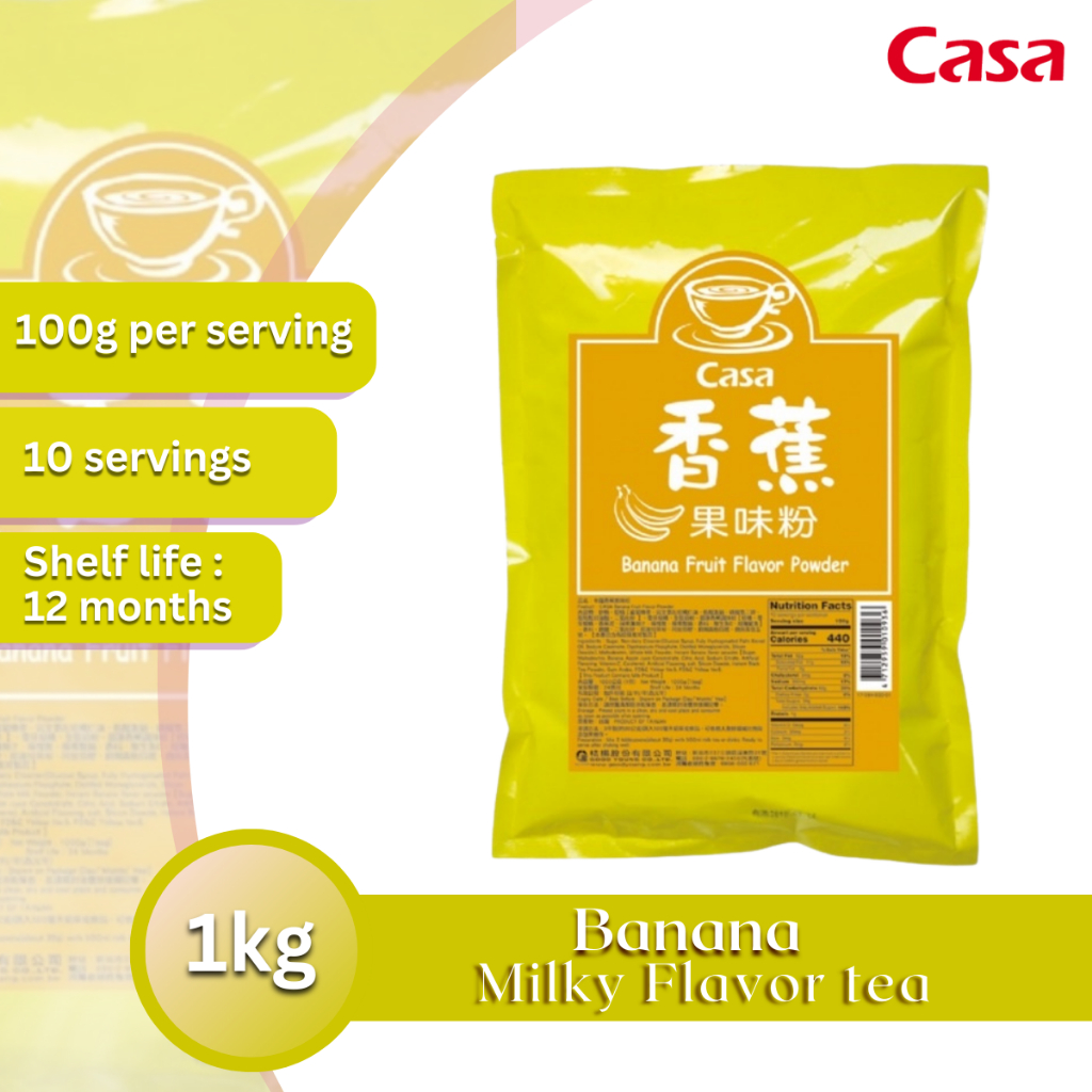 Casa Banana Milky Flavor Tea 1kg | Shopee Philippines