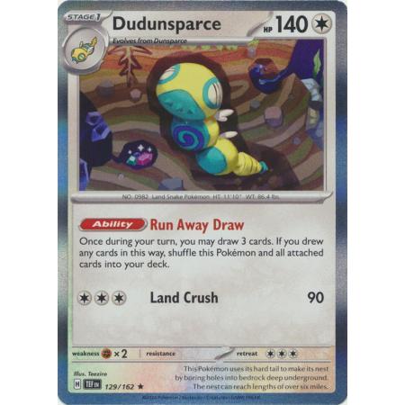 Dudunsparce Rare Scarlet & Violet: Temporal Forces Pokemon TCG Trading ...