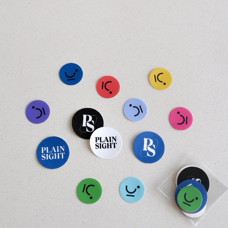Plain Sight Logo Sticker Pack | Shopee Philippines