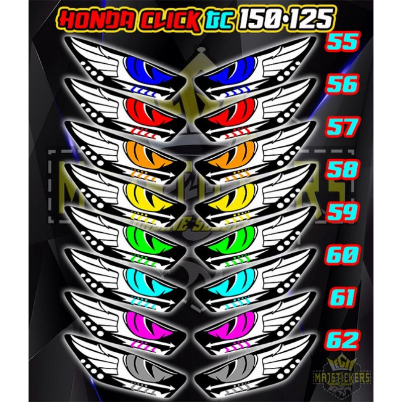 Honda Click V3 125i/150i Winker Eye transparent / Eagle Eye | Shopee ...