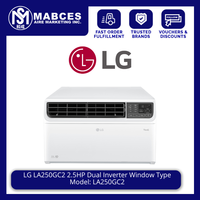 LG LA250GC2 2.5HP Dual Inverter Window Type | Shopee Philippines