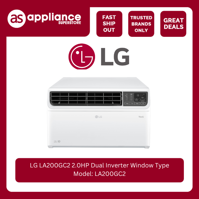 LG LA200GC2 2.0HP Dual Inverter Window Type | Shopee Philippines