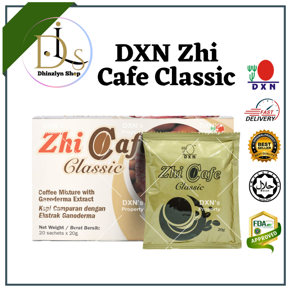 DXN Zhi Cafe Classic - 20g x 20 sachets per Box | Shopee Philippines