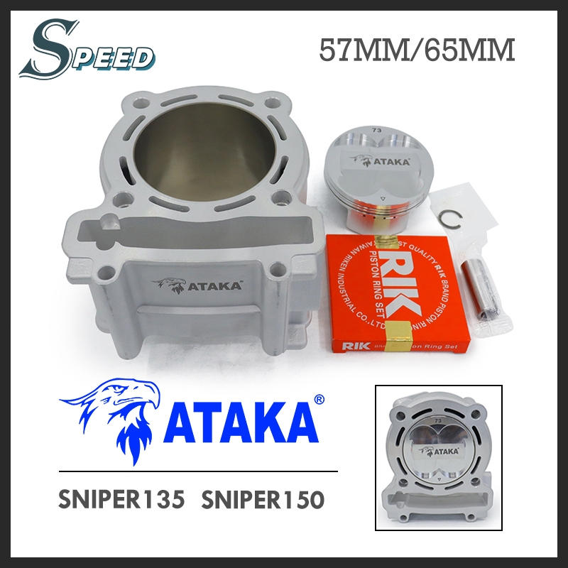 ATAKA Ceramics Cylinder Block Set Modified Sleeve Cylinder 57/62/63/65 ...