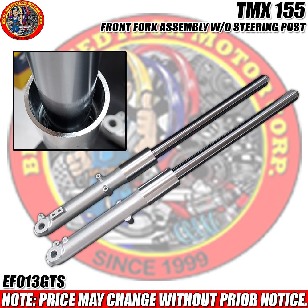 TMX 155 FRONT FORK ASSEMBLY WITH OUT STEERING POST (EF013GTS) | Shopee ...
