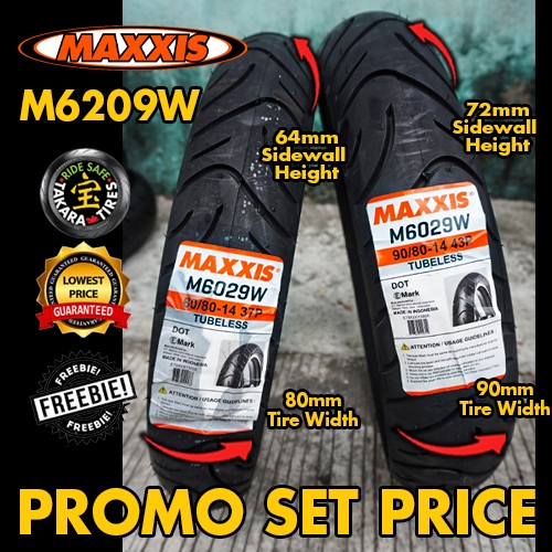 MAXXIS TIRE M6029W BY 14 SET (DISCOUNTED SET PRICE) | Shopee Philippines