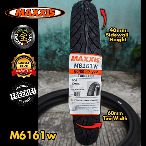 MAXXIS TIRE M6161 Tubeless 17" by TAKARA (FREE TIRES SEALANT, PITO ...