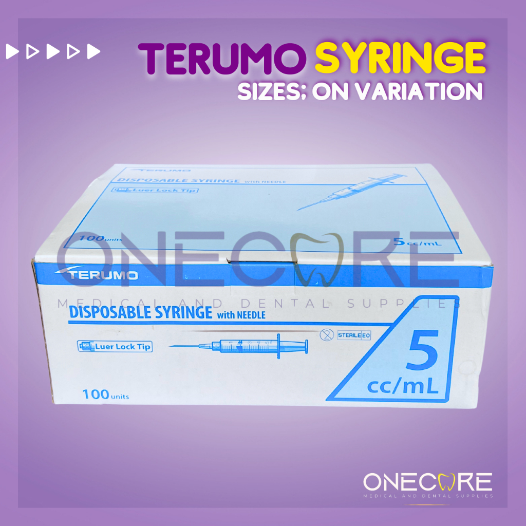 Terumo Syringe 3cc & 5cc - 1Box (100pcs) | Shopee Philippines