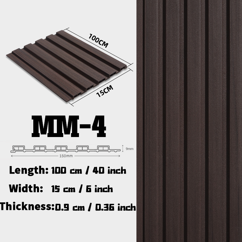 【ISLAND】Solid Wood Wall Panels WPC Fluted Panels Fluted Wallpaper for ...