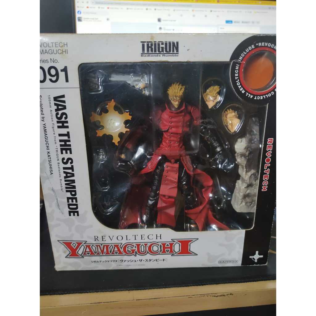 Authentic Revoltech Yamaguchi Trigun Vash The Stampede Rare Coin ...