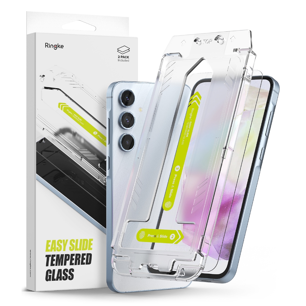 Ringke Easy Slide Tempered Glass Screen Protector for Samsung Galaxy ...