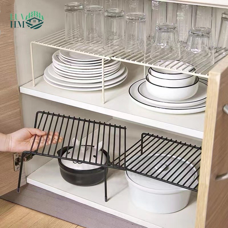Kitchen Seasoning Rack Interlayer Shelf Kitchen Dish Rack Iron Rack ...