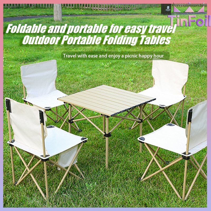 Outdoor Portable Folding Tables Picnic Beach Table Leisure Tables ...