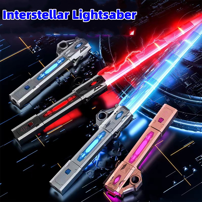 StarWars Lightsaber Sound Effect Flash Stick Laser Double Sword Toy ...