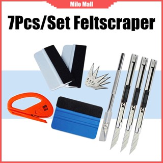 7Pcs/Set Felt Squeegee Cutter Installing Tool Squeegee Installation Set ...