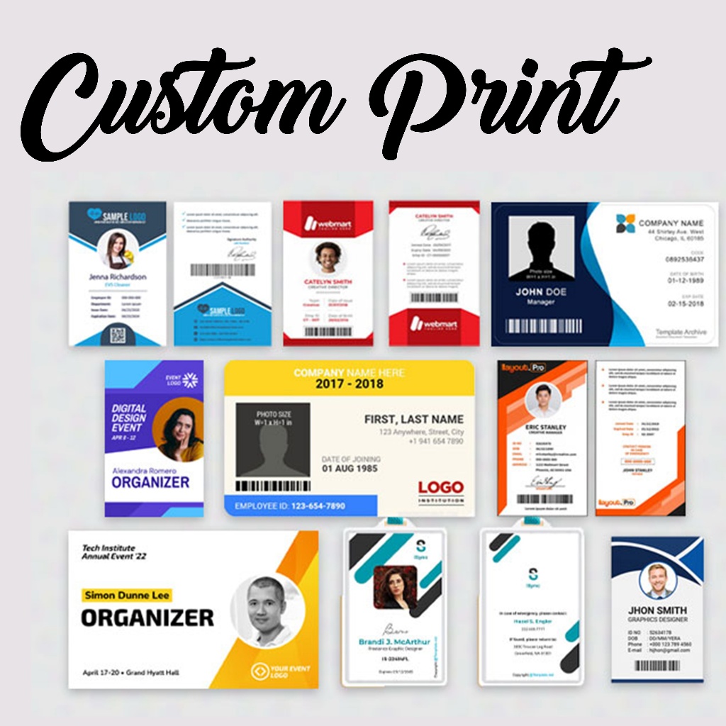 High Quality Customized / Personalized Custom PVC ID Card Design ...