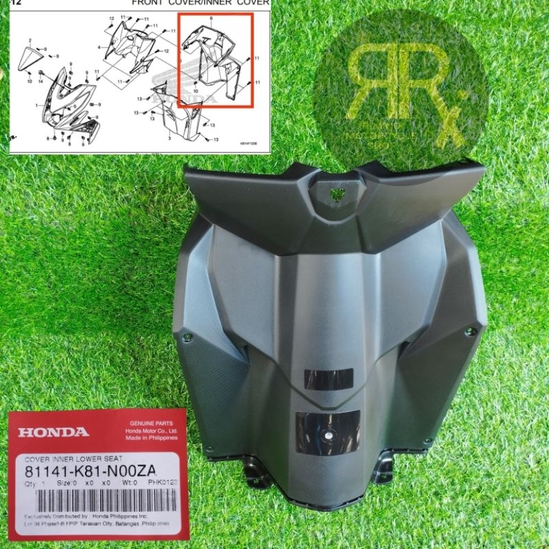 GENUINE BEAT FI V2 INNER LOWER COVER | Shopee Philippines