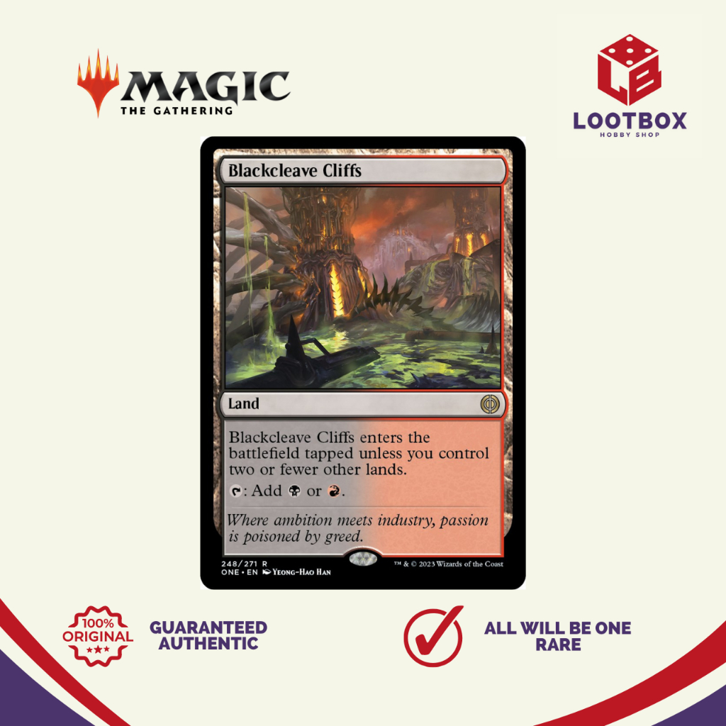 Magic the Gathering: Blackcleave Cliffs (Rare) - Multiple Sets | Shopee ...