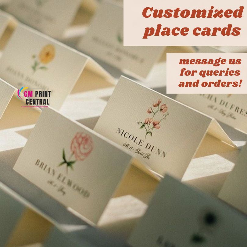 NEW Wedding Place Card | Table Guest Name | Shopee Philippines