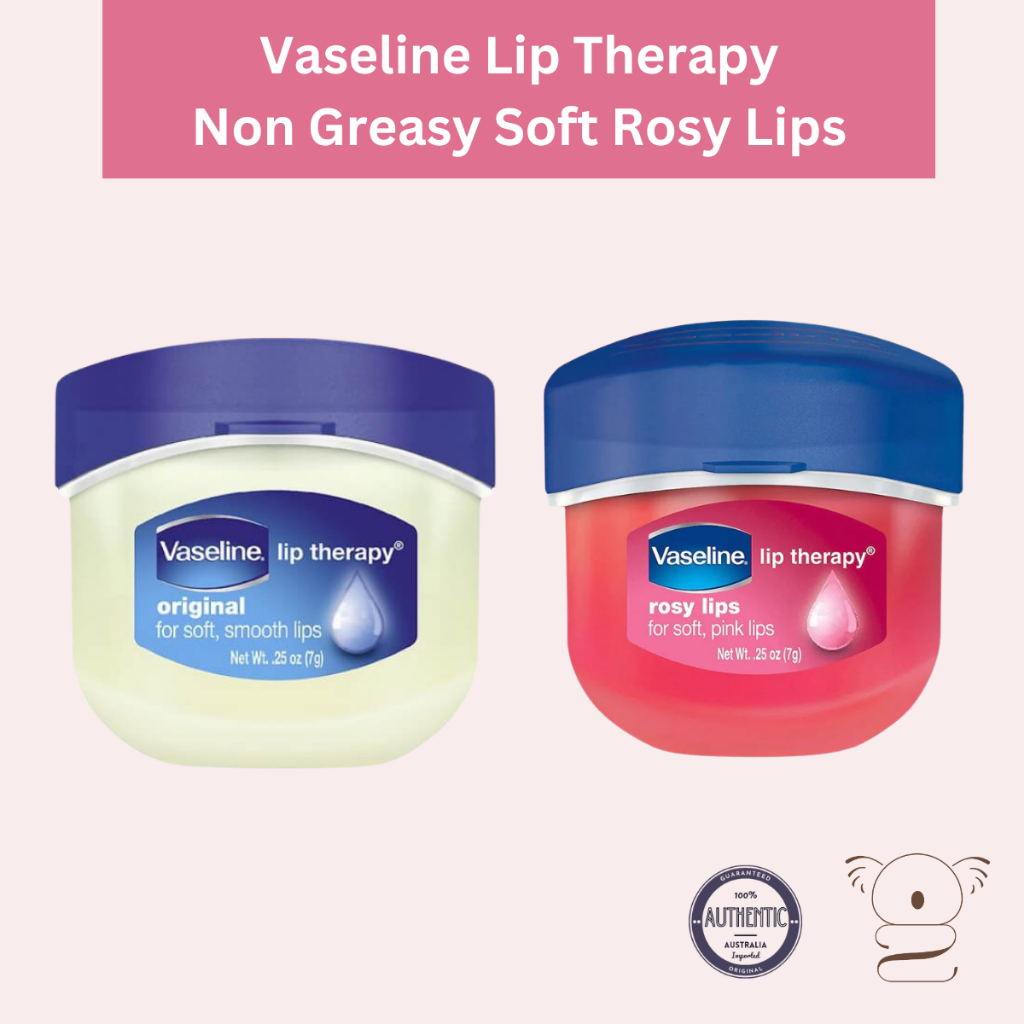 Vaseline Lip Balm Care Tub Rosy Original 7g | Shopee Philippines