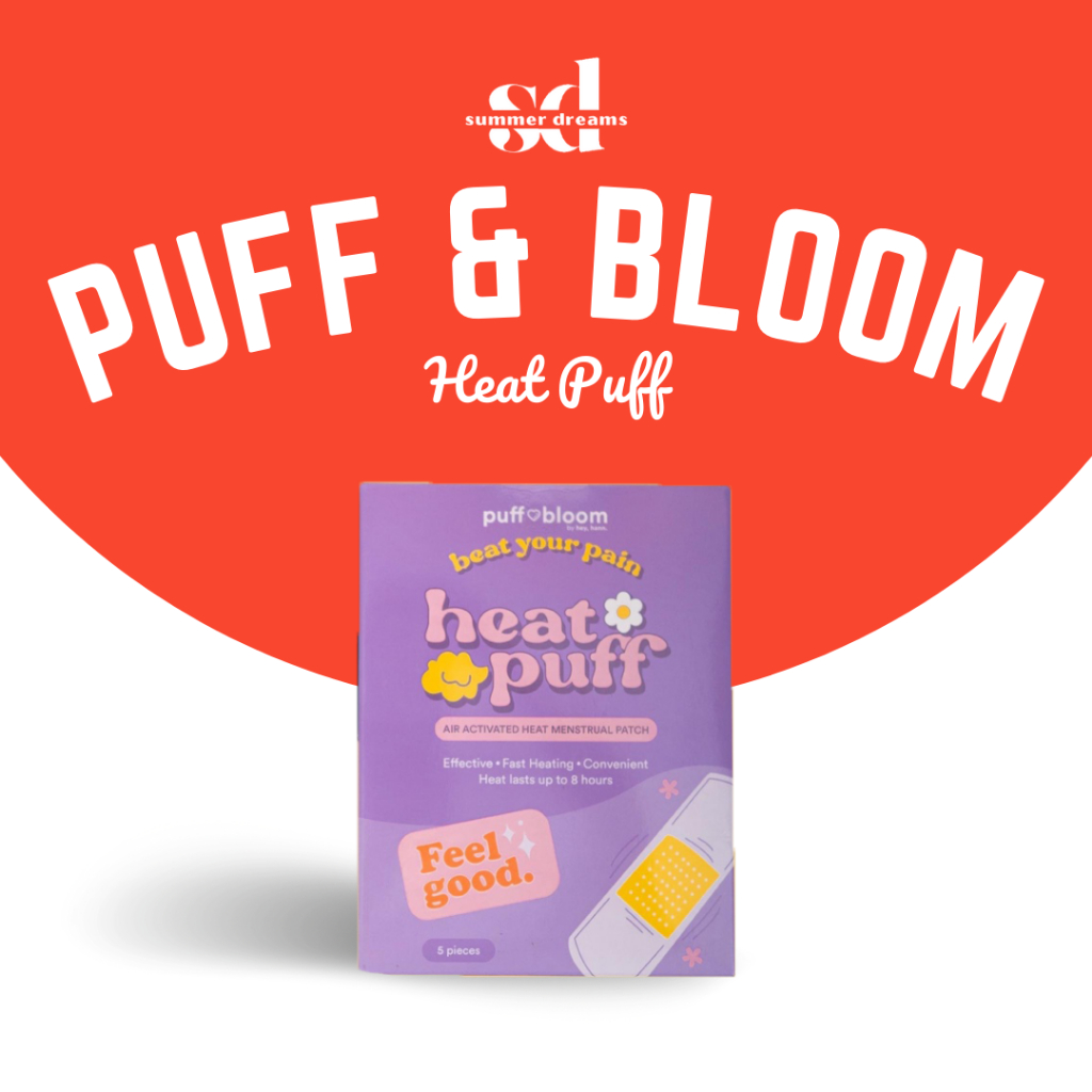 PUFF & BLOOM Heat Puff Air Activated Heat Menstrual Patch Up | Shopee ...