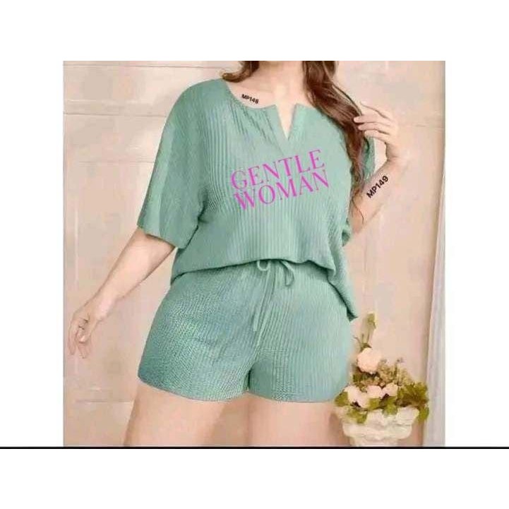 PLUS SIZE Hilda Coordinates in Plain Knitted Fabric | Shopee Philippines