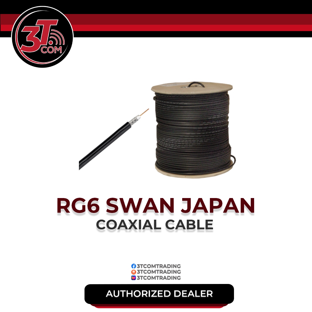 RG6 SWAN JAPAN COAXIAL CABLE(75 OHMS) | Shopee Philippines