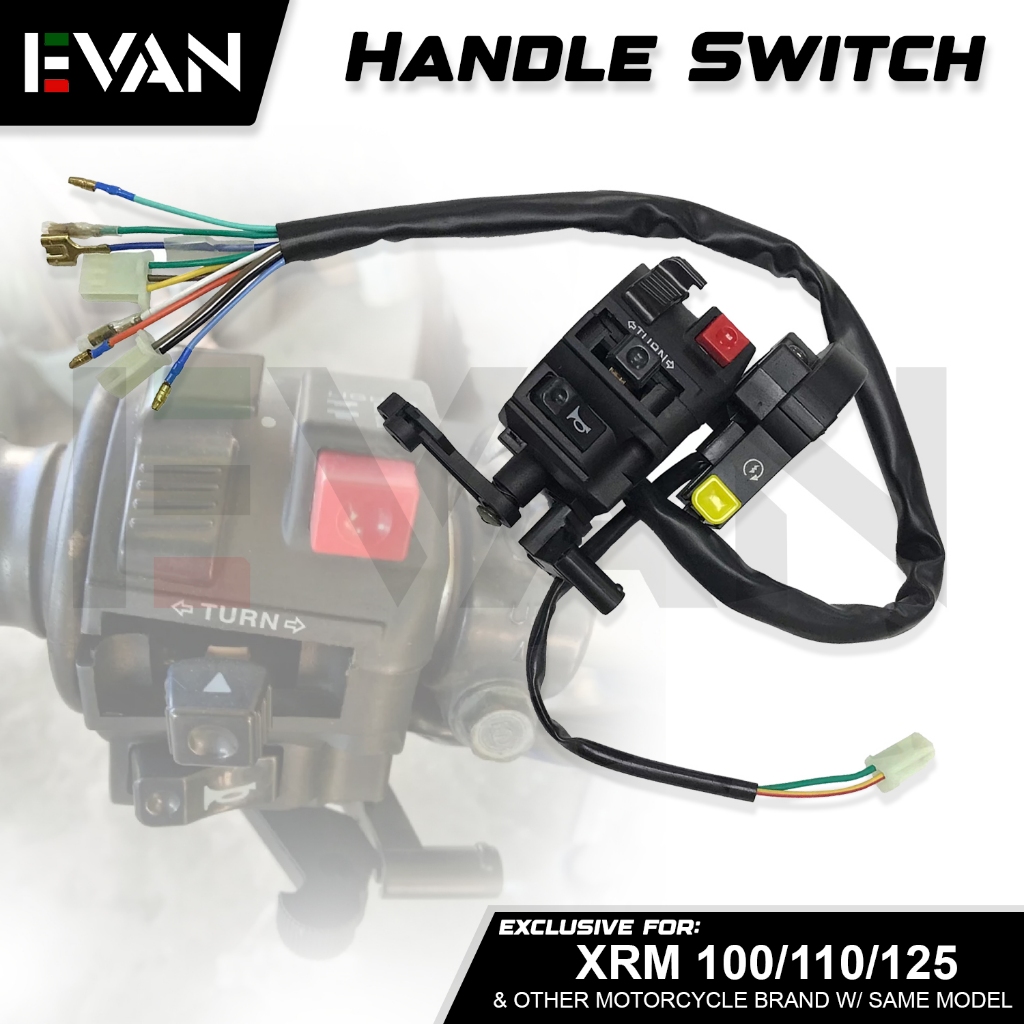 EVAN.PH XRM 100/110/125 Handle Switch (1set) Left/Right Ordinary Stock ...