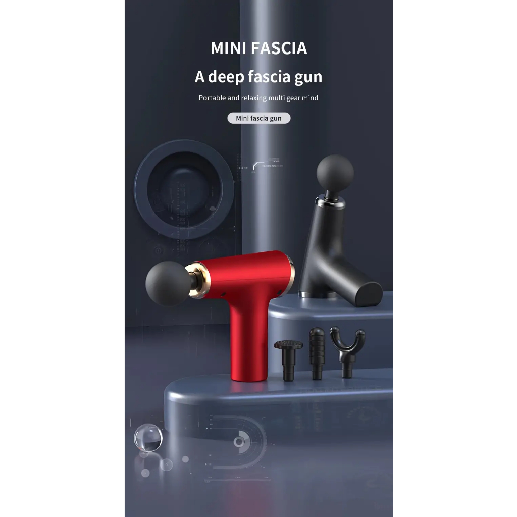 ACB Home Mini Massage Gun Muscle Relaxer Electric Fascia Gun Fitness ...