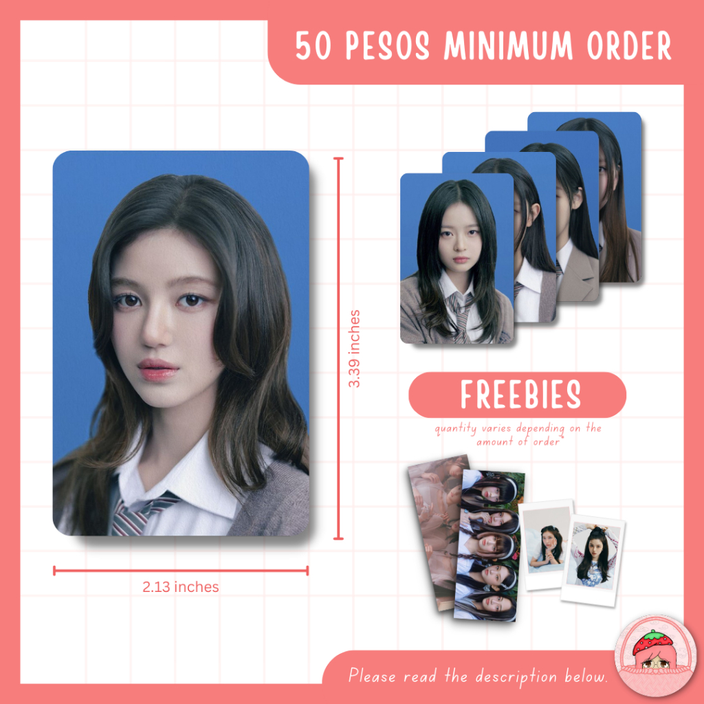 NJ DITTO PROFILE PC PHOTOCARD UNOFFICIAL FANMADE POLA PRINT LOMO K-POP ...