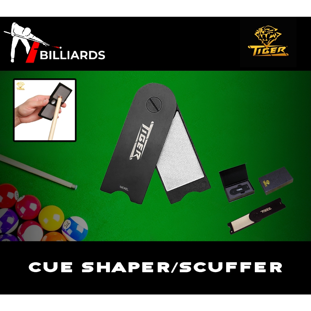 TIGER CUE TIP SHAPER AND SCUFFER ( pang hasa ng tip ng tako ng bilyar ...