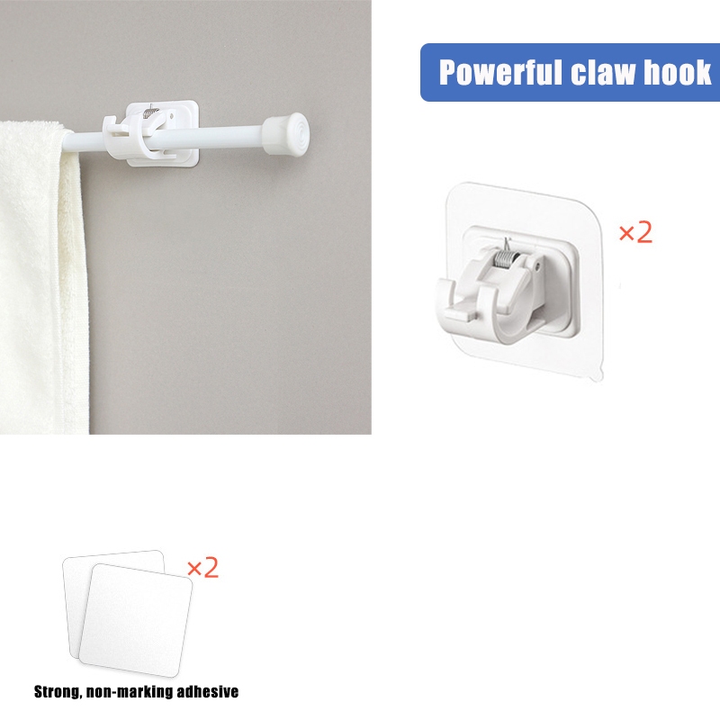 Extendable Adjustable Punch-free Multifunction Shower Curtain Wall ...