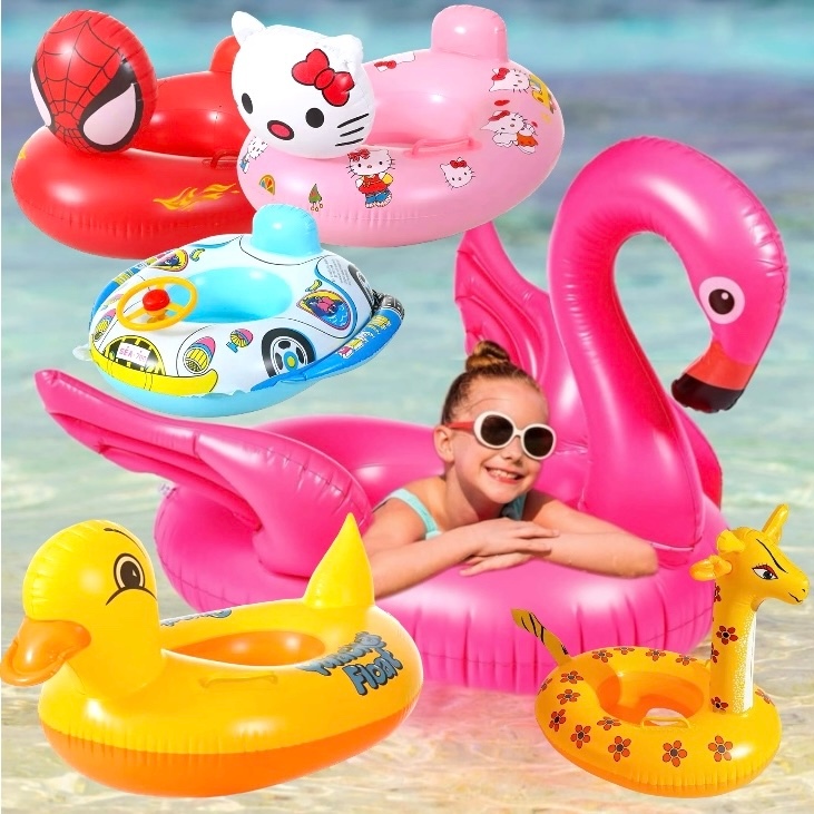 inflatable swimming ring floater cartoons swim ring floats for kids ...
