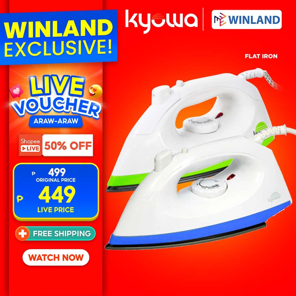 Kyowa by Winland Flat Iron for Clothes with Water Spray Function KW ...