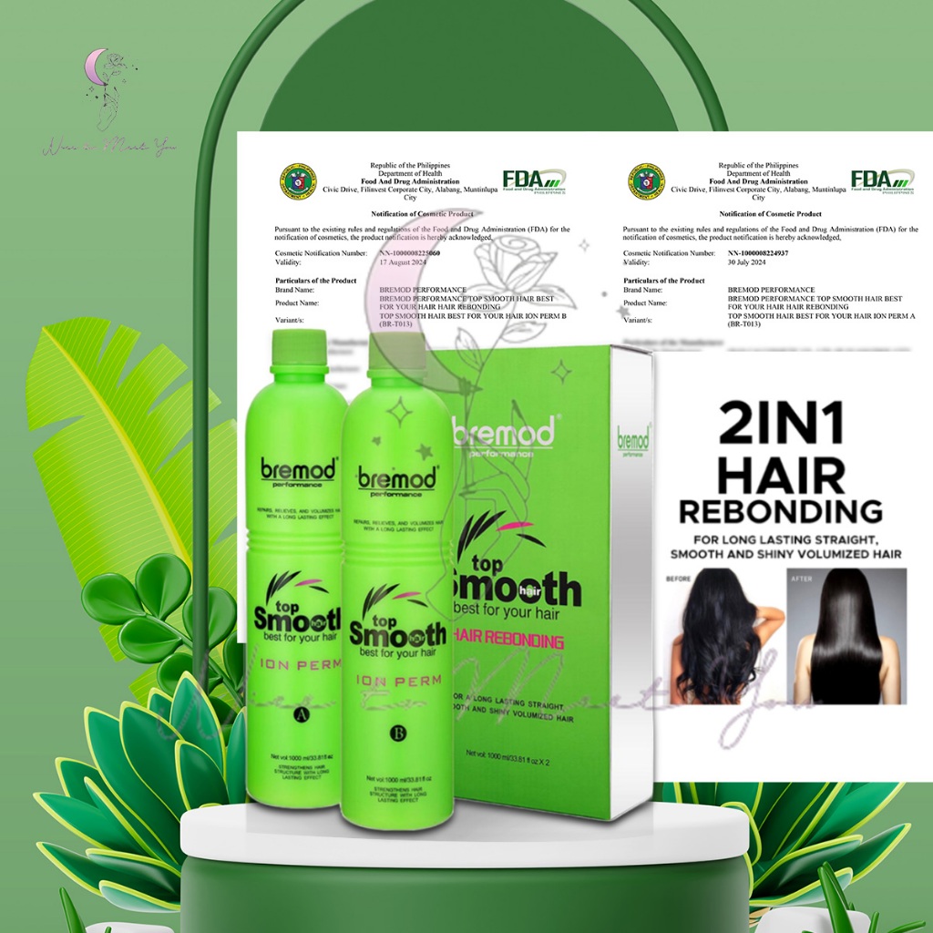 Bremod Hair Rebonding Set Straight Smooth Silky Hair Original / Milk ...