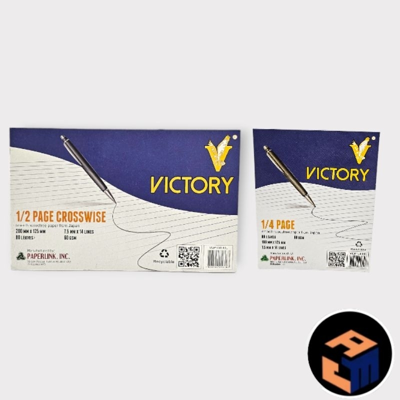 Victory 1/2 Page Crosswise and 14 Page Set of Paper | Shopee Philippines