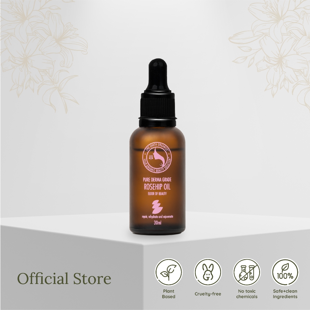 One Earth Organics Rosehip Oil - 30mL | Shopee Philippines