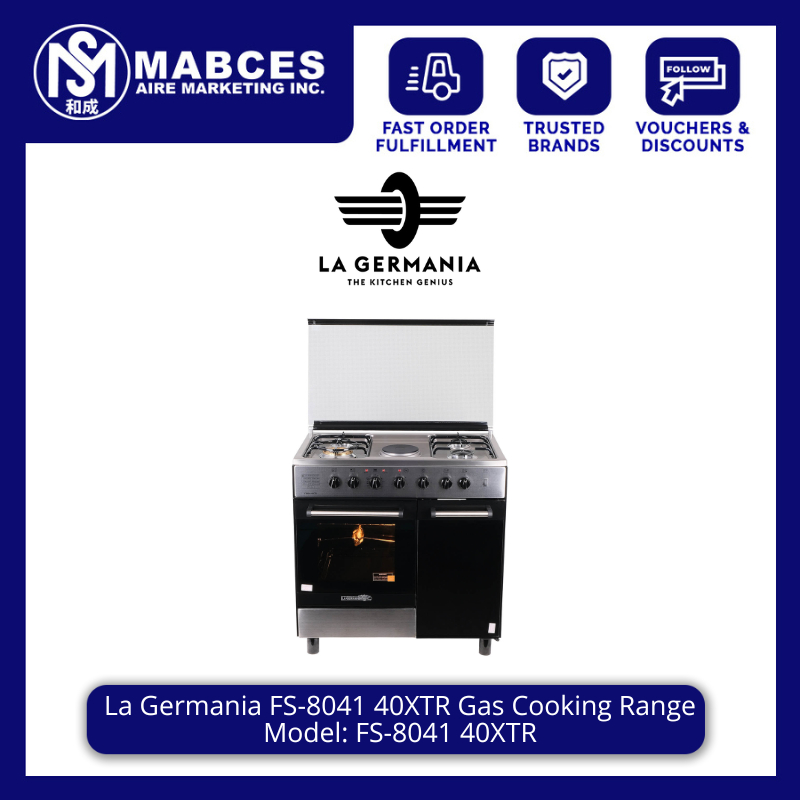 La Germania FS-8041 40XTR Gas Cooking Range and 1 Electric | Shopee ...